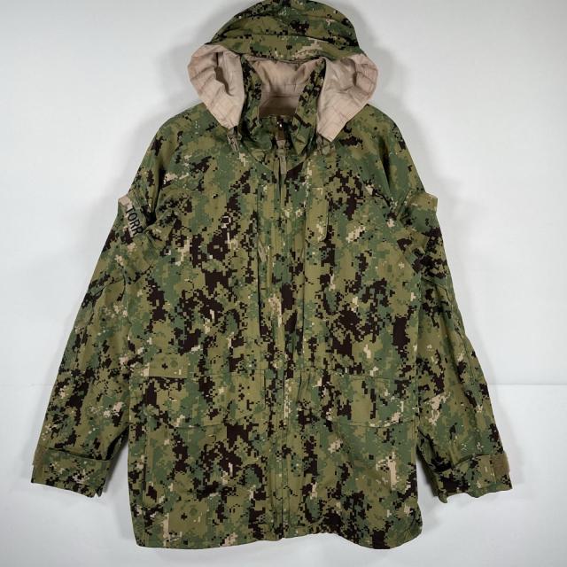 古着 ミリタリージャケット ECWCS ゴアテックスパーカー デジタルカモフラ デジカモ GORE-TEX 米軍  small regular  グリーン系 メンズ