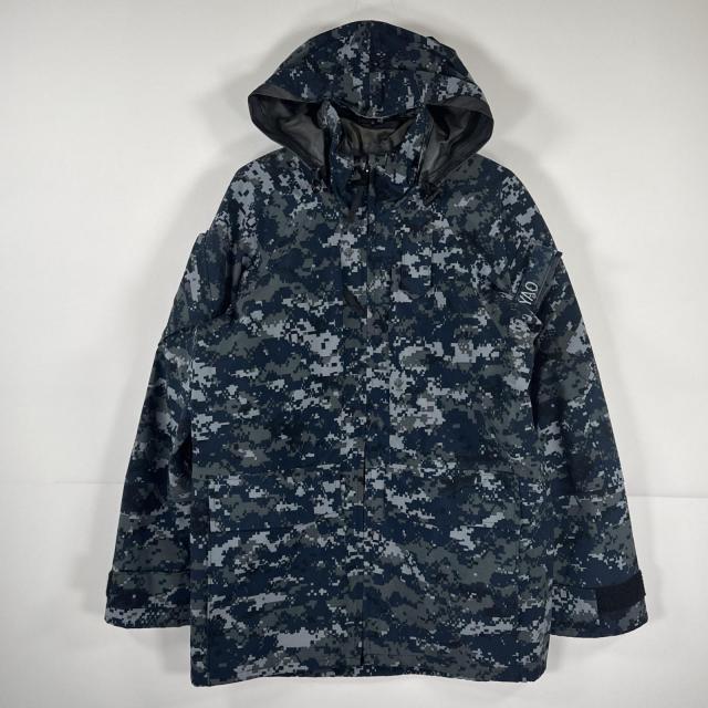 古着 ミリタリージャケット ECWCS GORE-TEX デジカモ ゴアテックスパーカー 米軍 実物 カモフラ     Xsmall regular  ネイビー メンズ