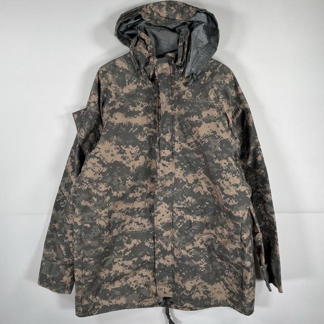 古着 ミリタリージャケット ECWCS GORE-TEX デジカモ ゴアテックスパーカー 米軍 カモフラ 迷彩 medium  regular  グレー メンズ