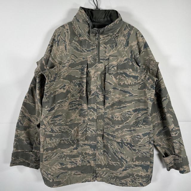 USA古着 ミリタリージャケット ECWCS GORE-TEX タイガーカモ ゴアテックスパーカー デジタル 米軍 実物 デジカモ medium  regular グレー