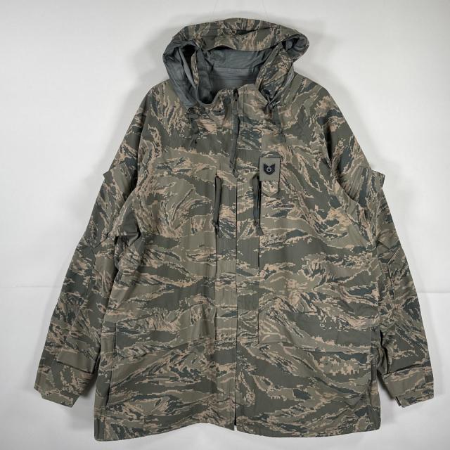 USA古着 ミリタリージャケット ECWCS GORE-TEX タイガーカモ ゴアテックスパーカー 米軍 実物 デジカモ デジタル  Xlarge regular グレー