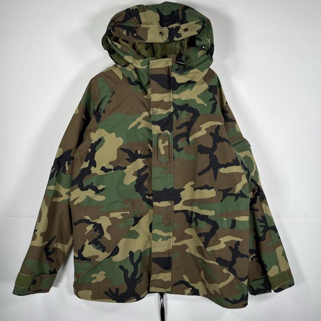 USA古着 90s/90年代 ヴィンテージ ミリタリージャケット ECWCS ゴアテックスパーカー ウッドランドカモ GORE-TEX 迷彩 large  regular