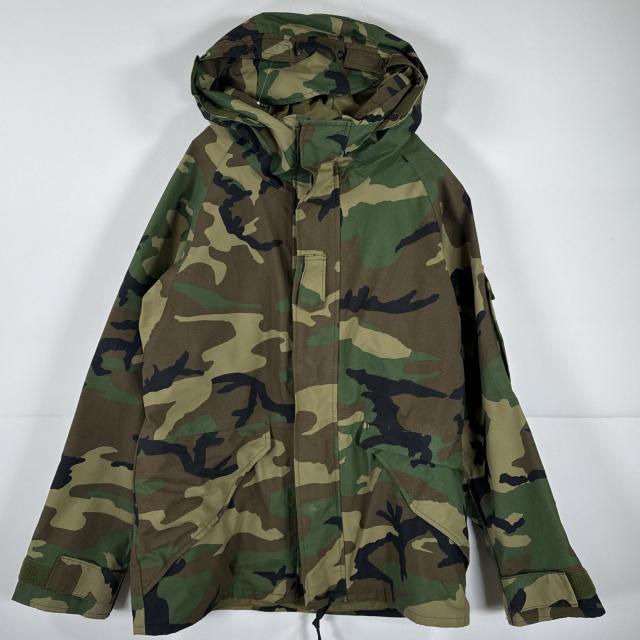 USA古着 90s/90年代 ヴィンテージ ミリタリージャケット ECWCS GORE-TEX ウッドランドカモ ゴアテックスパーカー 実物 medium  regular