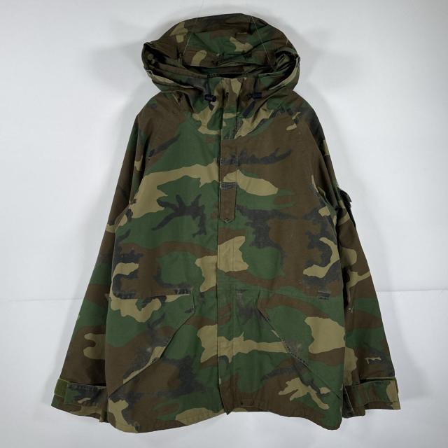 USA古着 90s/90年代 ヴィンテージ ミリタリージャケット ECWCS GORE-TEX ウッドランドカモ ゴアテックスパーカー 米軍 実物 カモフラ