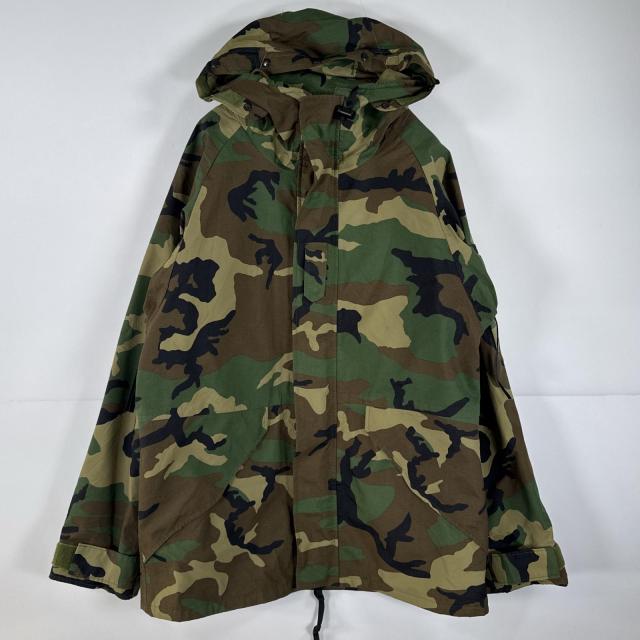USA古着 90s/90年代 ヴィンテージ ミリタリージャケット ECWCS GORE-TEX ウッドランド ゴアテックスパーカー 米軍 実物 medium  long