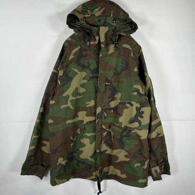 古着 ヴィンテージ ミリタリージャケット ECWCS GORE-TEX ウッドランドカモ ゴアテックスパーカー 米軍 実物 medium  long