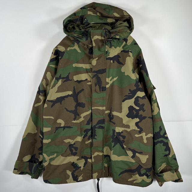 USA古着 90s/90年代 ヴィンテージ ミリタリージャケット ECWCS GORE-TEX ウッドランドカモ マウンテンパーカー 米軍 実物 large regular