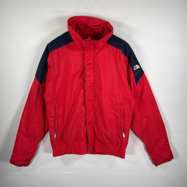 古着 80s/80年代 ヴィンテージ ザ・ノースフェイス THE NORTH FACE USA製 ナイロンジャケット エクストリーム 紺タグ M  レッド メンズ
