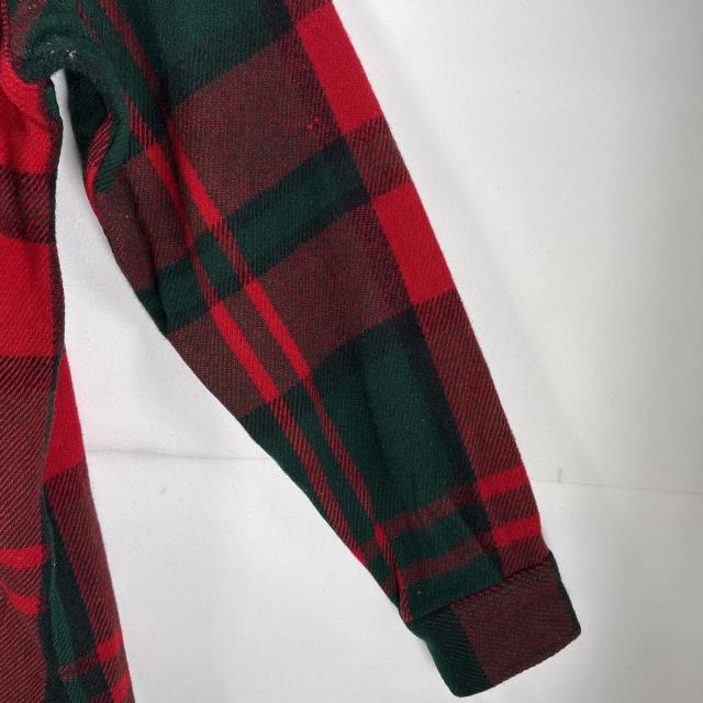 古着 60s〜70s/60年代〜70年代 ヴィンテージ エルエルビーン L.L.Bean USA製 カバーオール 筆記体タグ  レッド チェック メンズ