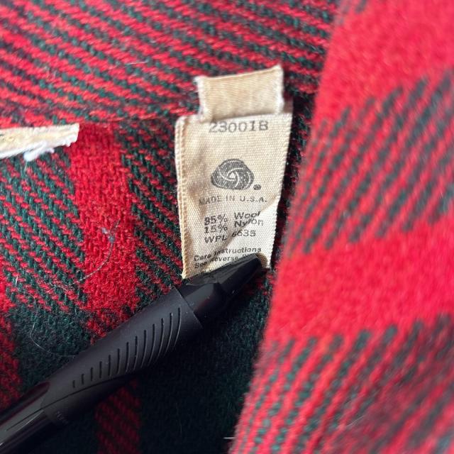 古着 60s〜70s/60年代〜70年代 ヴィンテージ エルエルビーン L.L.Bean USA製 カバーオール 筆記体タグ  レッド チェック メンズ