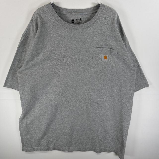 古着 カーハート Carhartt 半袖Tシャツ ワンポイント ロゴ 胸ポケ 混色生地 2XL グレー系 無地 メンズの通販はau PAY マーケット - 古着屋NIKKU | au PAY ...