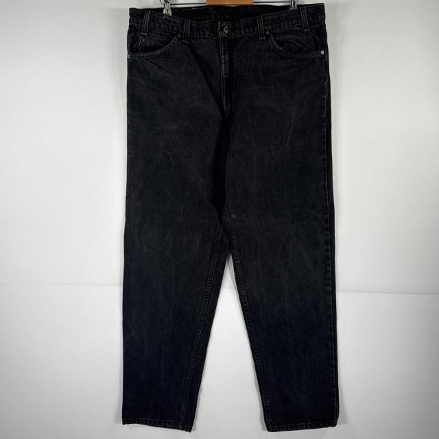 古着 90s/90年代 ヴィンテージ リーバイス Levis USA製 デニム 550 ジーパン バギー テーパード オーバーサイズ w42 L30 ブラック