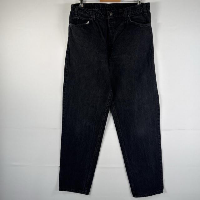 古着 90s/90年代 ヴィンテージ リーバイス Levis USA製 デニム 550 ジーパン テーパード バギー オーバーサイズ w38 L32 ブラック