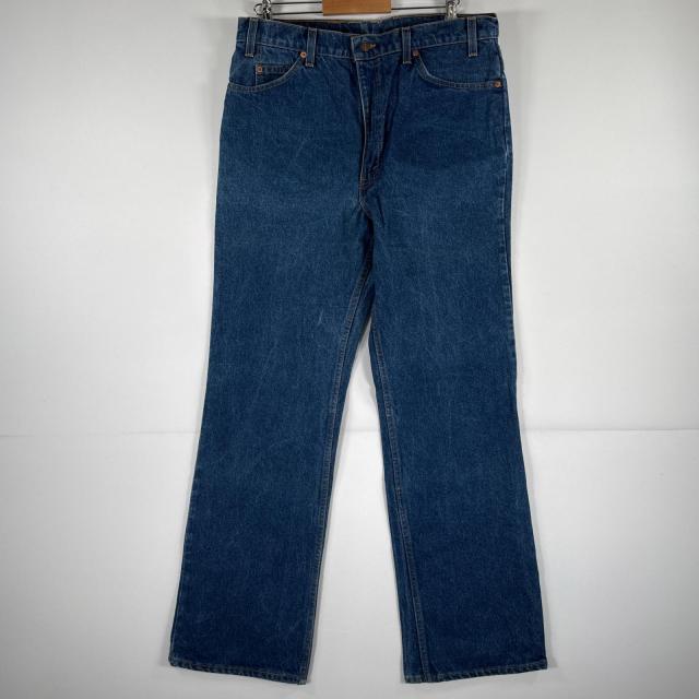 古着 90s/90年代 ヴィンテージ リーバイス Levis USA製 デニムパンツ 517 フレア ブーツカット ジーパン 大きいサイズ w40 L34 ブルー