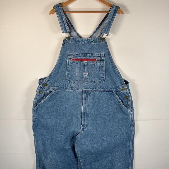 古着 90s/90年代 ポインター POINTER USA製 オーバーオール デニム ワーク ワンポイントロゴ 大きいサイズ w48 ブルー系 メンズの通販はau PAY マーケット - 古着 ...