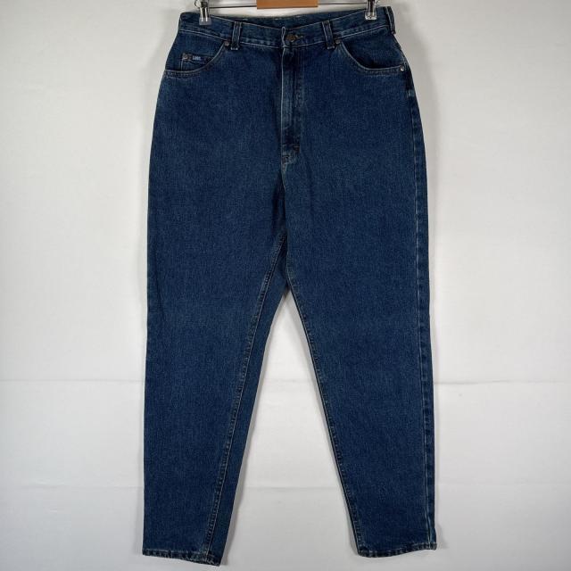 古着 美品 リー Lee USA製 デニムパンツ デッドストック タグ付 ボトムス テーパード ジーパン 長ズボン w33 L31  ブルー系 メンズ