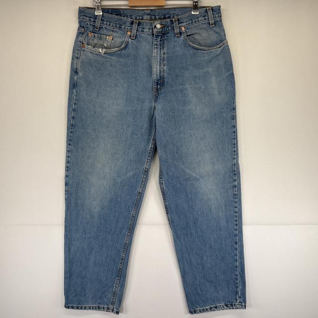 古着 90s/90年代 リーバイス Levis USA製 デニムパンツ 550 テーパード ジーンズ ジーパン 大きいサイズ w38 L30  ブルー メンズ