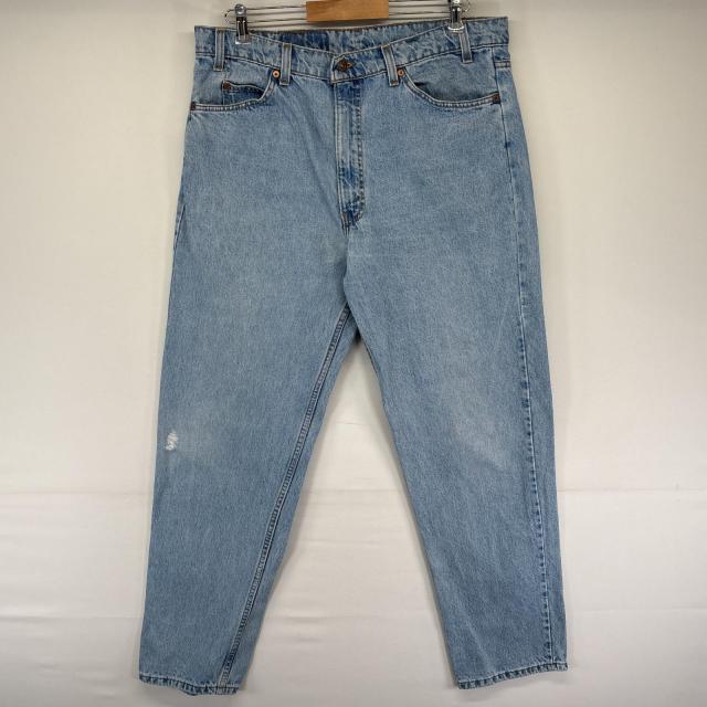 古着 90s/90年代 リーバイス Levis USA製 デニムパンツ 550 テーパード ジーンズ ジーパン 色落ち w38 L32  ブルー メンズ