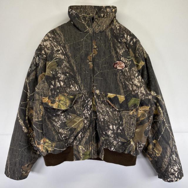 古着 レッドヘッド RED HEAD ワークジャケット リアルツリーカモフラ Bass pro shopsロゴ ライナージャケット付 L マルチカラー メンズ