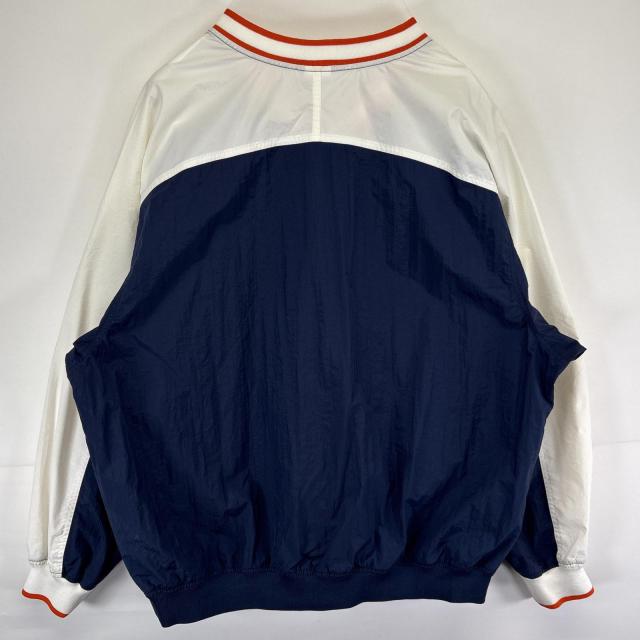 古着 90s/90年代 ナイキ NIKE ナイロンジャケット ナイロンプルオーバージャケット ピステ 大きいサイズ  ツートン XXL  ネイビー 古着 90s/90年代 ナイキ NIKE ナイロンジャケット ナイロンプル