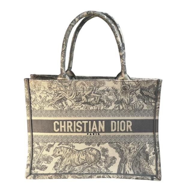 Dior ディオール  トートバッグ キャンバス ブルー 【中古】 レディース