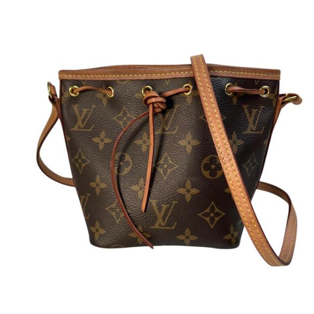 LOUIS VUITTON ルイ・ヴィトン モノグラム ショルダーバッグ レザー ブラウン 【中古】 レディース