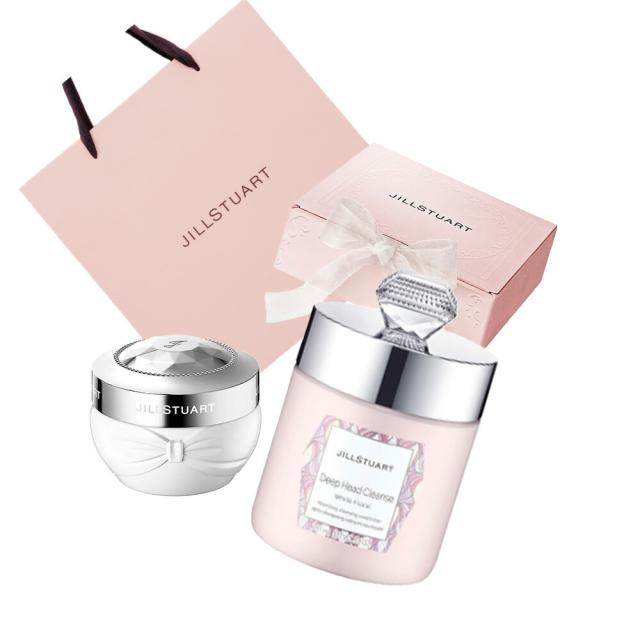 【国内正規品】 JILLSTUART/ジルスチュアート  ディープ ヘッドクレンズ　ホワイトフローラル＆ホワイトフローラル　ハンドクリーム　ディープモイスチュア  ギフトセット 誕生日 プレゼント ギフト ショッパー付き  贈り物  ラッピング済