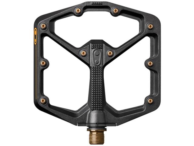 CRANK BROTHERS(クランクブラザース) スタンプ 11 ラージ ペダル ブラック/ゴールド  16165