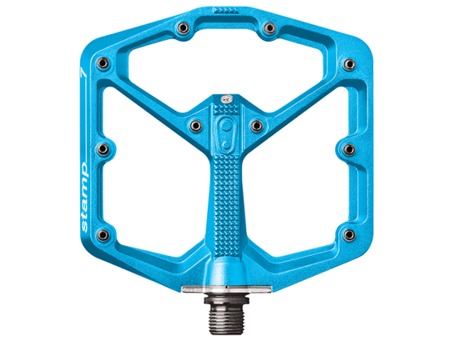 CRANK BROTHERS(クランクブラザース) スタンプ7 ラージ LIMITED EDITION ペダル エレクトリックブルー  16635