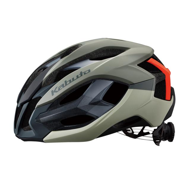 OGK イザナギ(IZANAGI)ヘルメット G-1マットオリーブオレンジ L