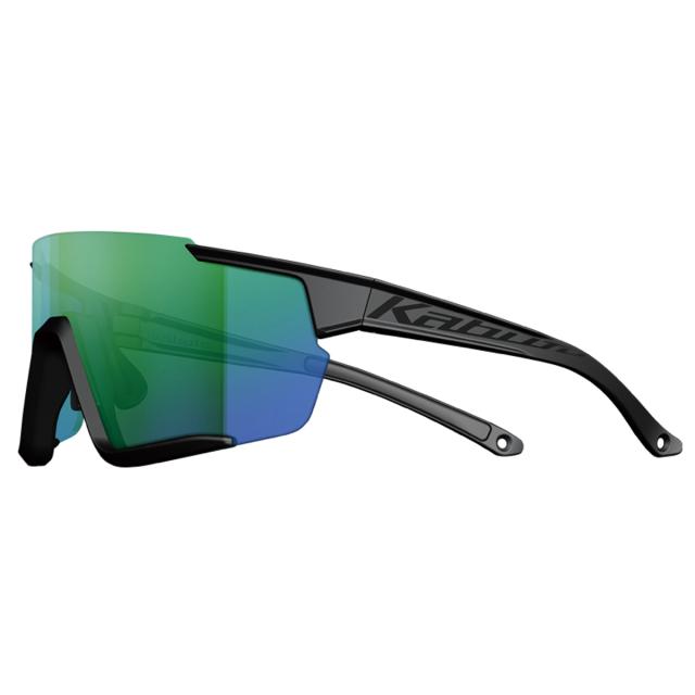 OGK 122 サングラス マットブラック/モーブグリーン