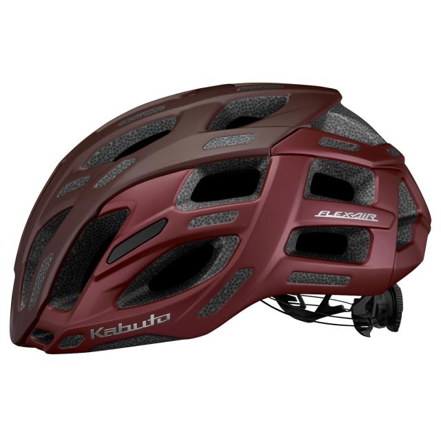 OGK フレックス-エアー(FLEX-AIR)ヘルメット マットバーガンディ XS/S