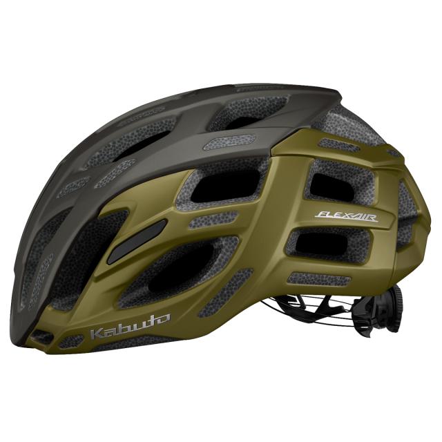 OGK フレックス-エアー(FLEX-AIR)ヘルメット マットゴールド S/M