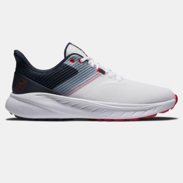 FootJoy FJ Flex Golf Shoes White / Navy フットジョイ FJ フレックス ゴルフ シューズ 56289