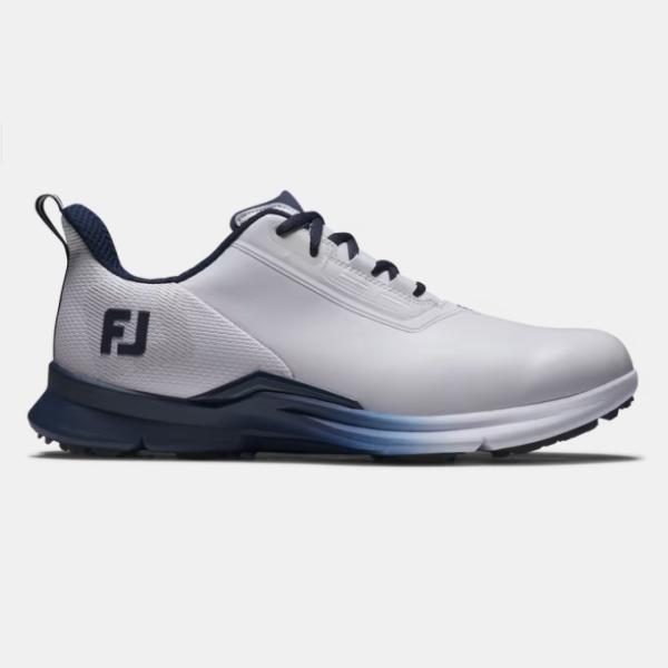 FootJoy FJ Fuel Golf Shoes - White / Blue フットジョイ FJ フューエル ゴルフ シューズ 55422
