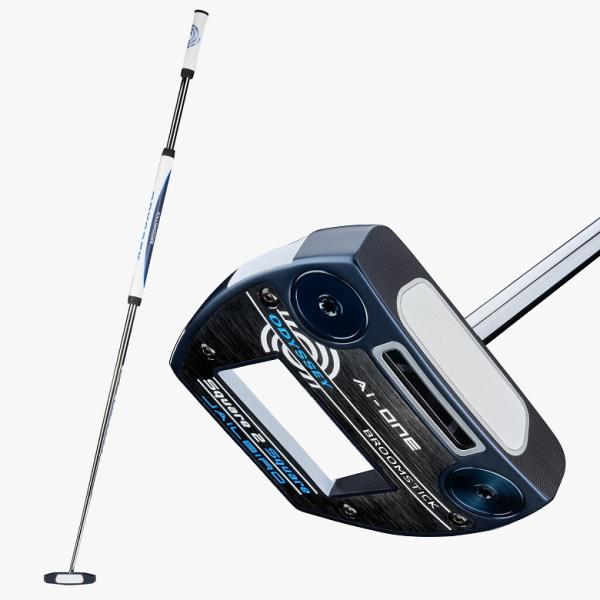 即納可！Odyssey Square 2 Square Jailbird Broomstick Putter オデッセイ エーアイワン スクエア 2 ジャイルバード ブルームスティック パター