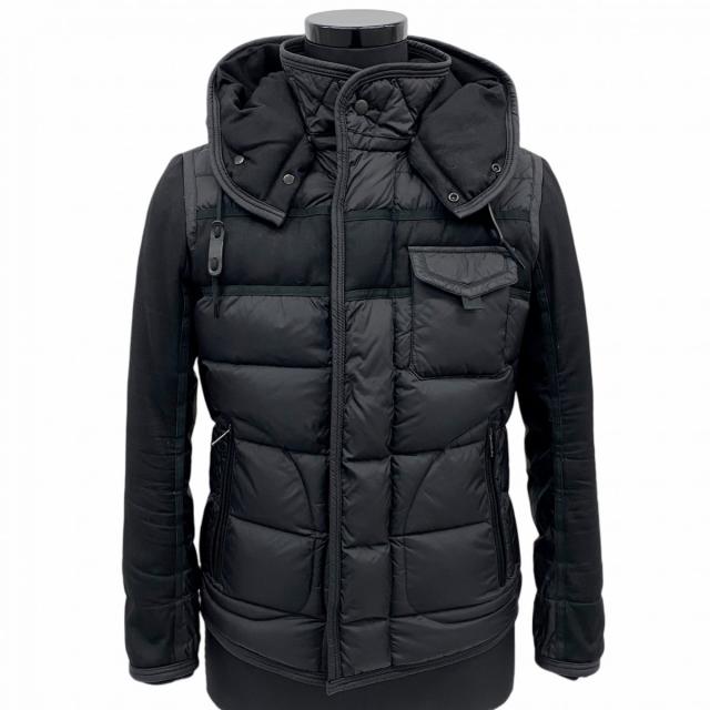 ★SALE【5apm0029】モンクレール ダウンジャケット 0 ブラック ナイロン ダウン フェザー D20914139285　53227【中古】メンズ