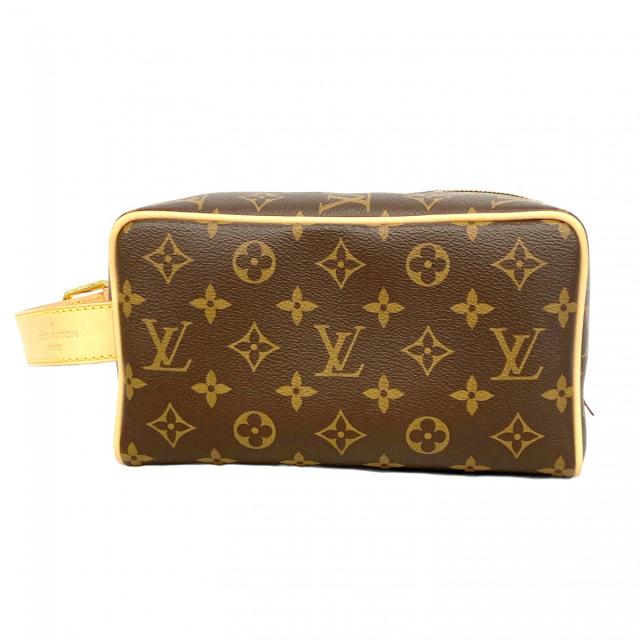 【5oe5694-h】ルイヴィトン ハンドバッグ モノグラム ロッカードップキット M83112 ブラウン【中古】メンズ