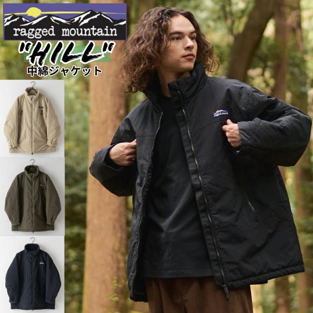 HILL 中綿 ジャケット RAGGED MOUNTAIN ラギットマウンテン スタンド ジャケット アウター メンズ  レディース  トップス ジャンバー 防寒 暖かい 冬用 おしゃれ 暖か 防寒着
