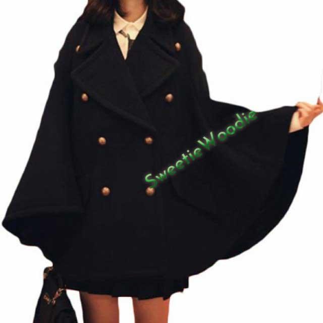 ポンチョコート ケープコート レディース マント ウール ケープ