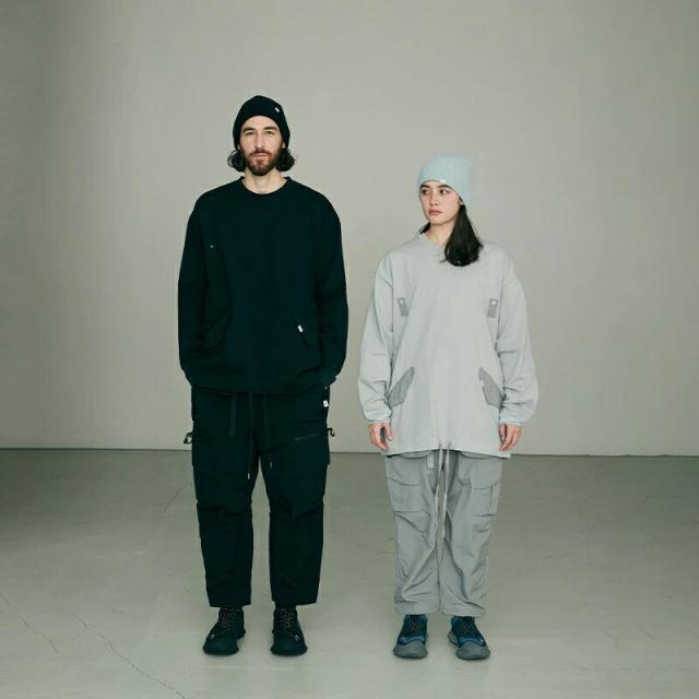 CMF OUTDOOR GARMENT MODS TEE｜コムフィ アウトドア ガーメント ファッション モッズTシャツ ブラック グレージュ アイスグレー ホワイト フィッシュテール カットソー