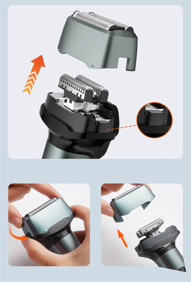 シェーバー メンズ ボディシェーバー 電気シェーバー 3連密着ブレード