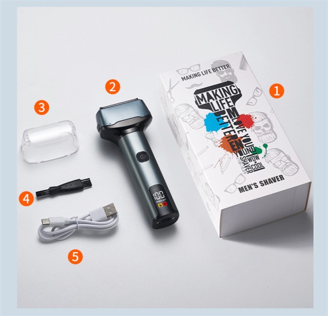 シェーバー メンズ ボディシェーバー 電気シェーバー 3連密着ブレード