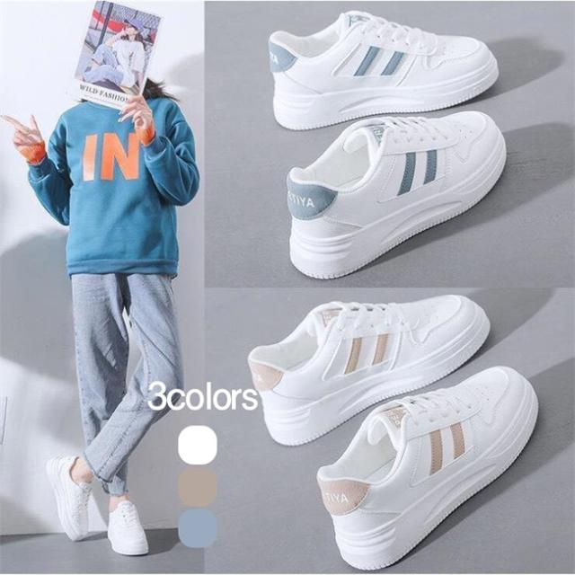 秋新作 ウォーキングシューズ レディース シューズ スニーカー 靴 可愛い 軽量 白シューズ 靴 防滑 美脚 疲れない n1