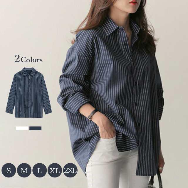 夏新作 送料無料 トップス レディース シャツ OL エレガント チュニック 上品 婦人服 ストライプ 体型カバー スキッパーシャツ 着痩せ カジュアル おしゃれ ゆったり シンプル オフィスカジュアル 韓国風 n1