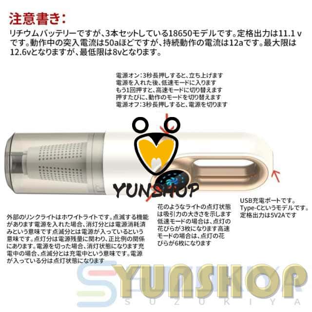 2025最新 掃除機 コードレス 充電式 強力吸引 45000Pa 軽量ハンディ