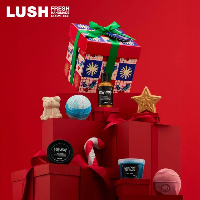 LUSH デックザホールズ ギフト クリスマス 限定 2025 プレゼント バス用品 バスボム 入浴剤 コフレ かわいい ヴィーガン コスメ ラッシュ 公式