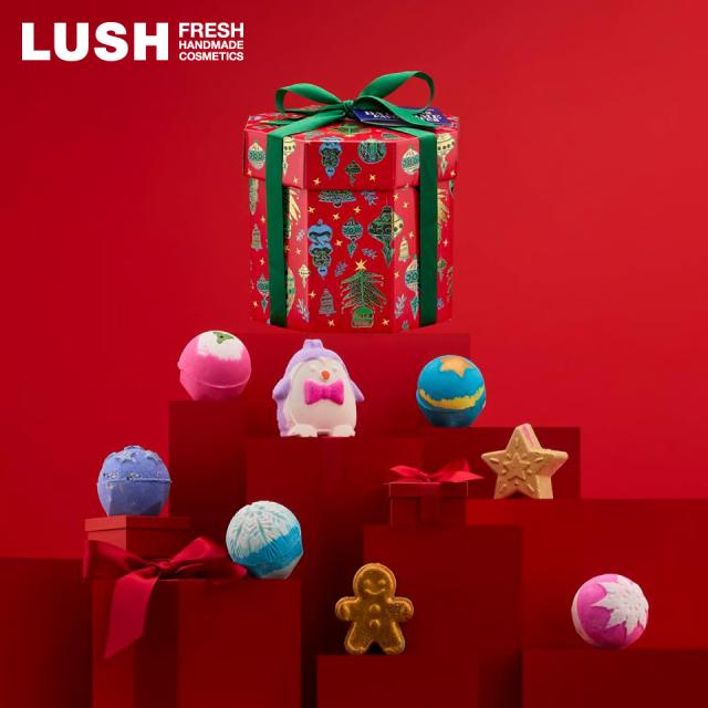LUSH クリスマスバスタイムフェイバリット ギフト クリスマス 限定 2025 プレゼント バス用品 バスボム 入浴剤 コフレ  コスメ ラッシュ 公式