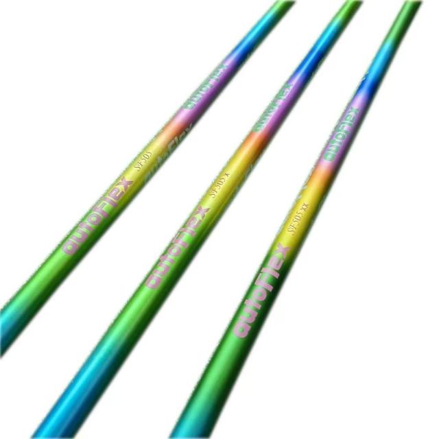 AutoFlex カーボンシャフト 1W用 レインボー スリーブ付 AutoFlex カーボンシャフト 1W用 レインボー スリーブ付