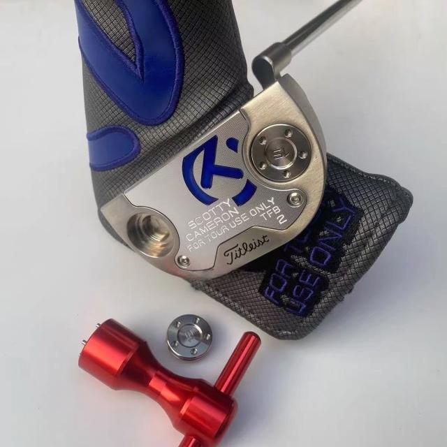 35インチ　タイトリスト 美品 スコッティ キャメロン　ゴルフパター　ゴルフクラブ TFB-2 FOR TOUR USE ONLY 青サークルT ヘッドカバー付